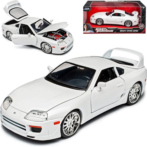 Paul Walker Supra Blanco Hot Wheels Toyota Supra 2017 White Fast