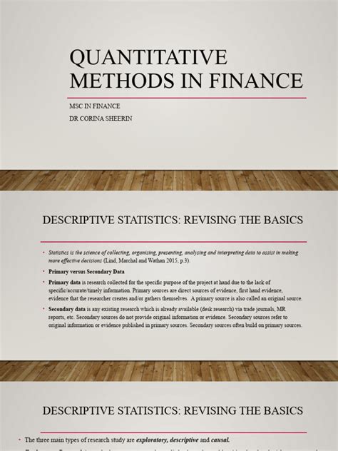 Statistical Concepts And Market Returns Pdf Level Of Measurement Skewness