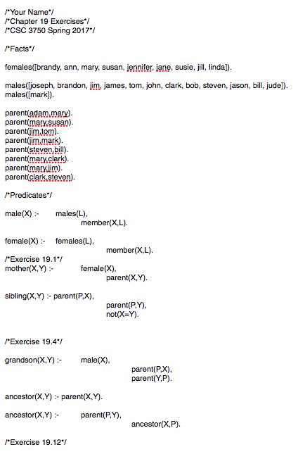 Solved Define Your Answers To Exercises Through In Terms Chegg Com