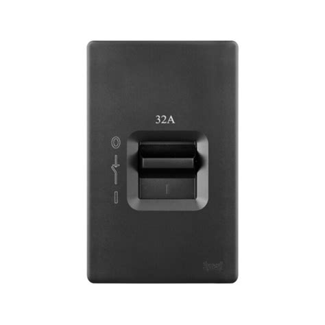 Deco Isolator 2 Pole 4x2 32a Graphite • Northside Electrical