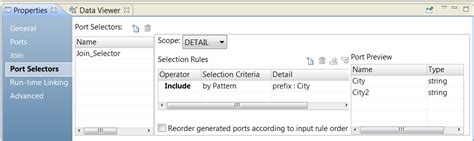Creating A Port Selector