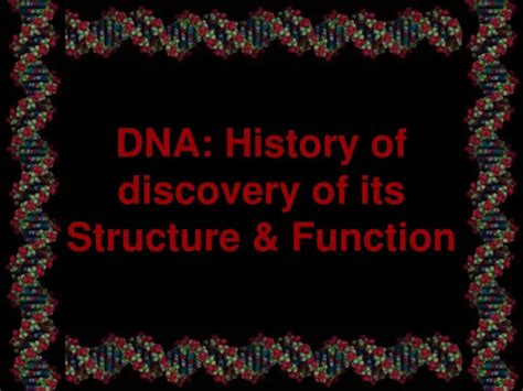 PPT Unveiling DNA Griffith Avery Hershey The Structure Of Genetic Material PowerPoint