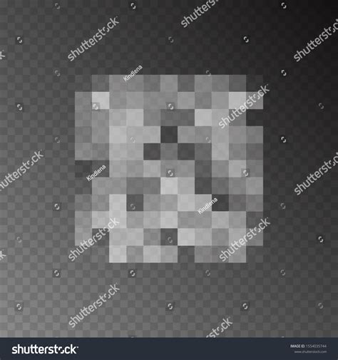 Censor Blur Effect Texture Isolated On Stock Vector Royalty Free