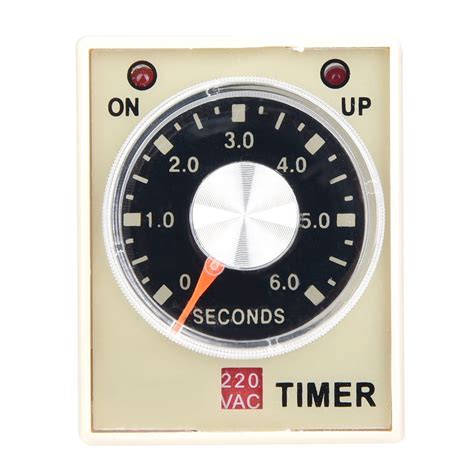 EseeAier AH3 3 Power On Delay Timer Time Relay AC 220V 50 60Hz 6S Walmart Com