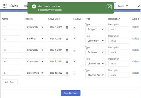 Dynamically Adding And Deleting Rows In Salesforce Lightning Web