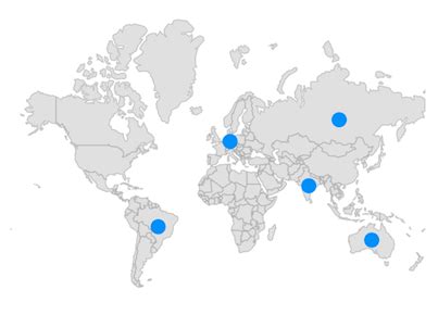 Markers In Flutter Maps Widget Syncfusion
