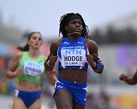 Gold Adaejah Hodge Is Now The World Under 20 200m Champion