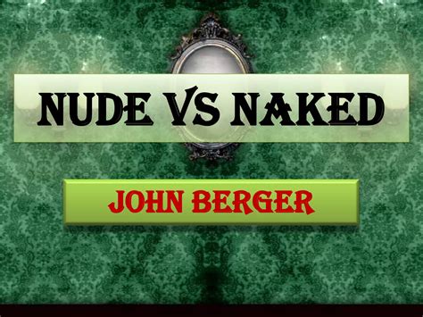 Nude Versus Naked One PPTX Hinduism Religion Spirituality