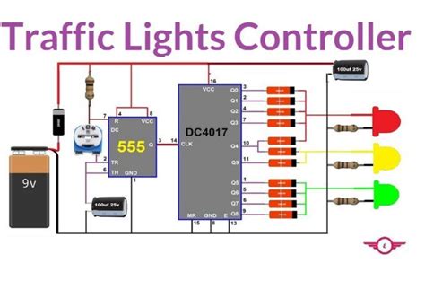 Circuit Diagram Traffic Light Traffic Light Control System C