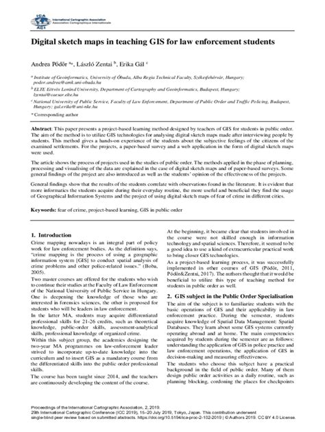 fillable online digital sketch maps in teaching gis for law enforcement fax email print