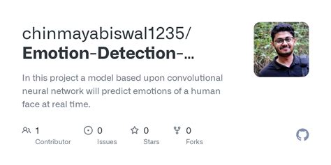 Github Chinmayabiswal1235emotion Detection Using Convolutional