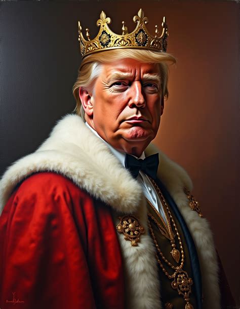 Donald Trump As King Stable Diffusion Online