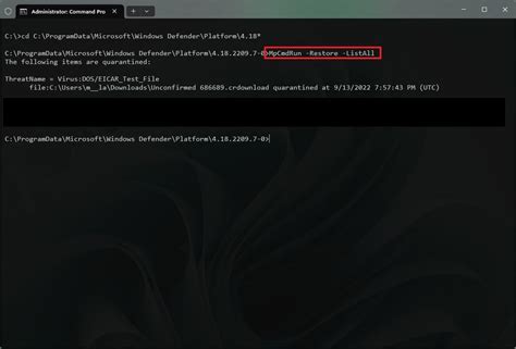 How To Manage Microsoft Defender Antivirus From Command Prompt On Windows Windows Central