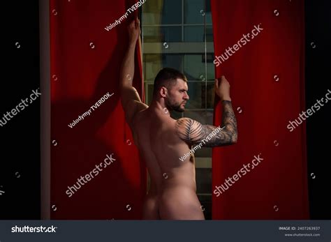 Man Standing Near Window Seductive Gay Stock Photo Shutterstock