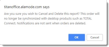 Delete Order
