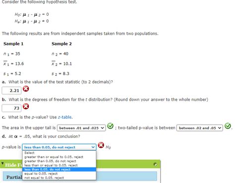 Solved Consider The Following Hypothesis Test Chegg