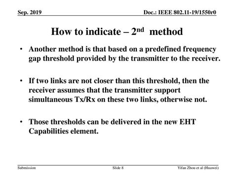 Simultaneous Tx Rx Capability Indication For Multi Link Operation Ppt Download