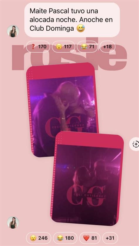 Tuvo Una Alocada Noche Filtran Supuestas Imágenes De Maite Pascal A