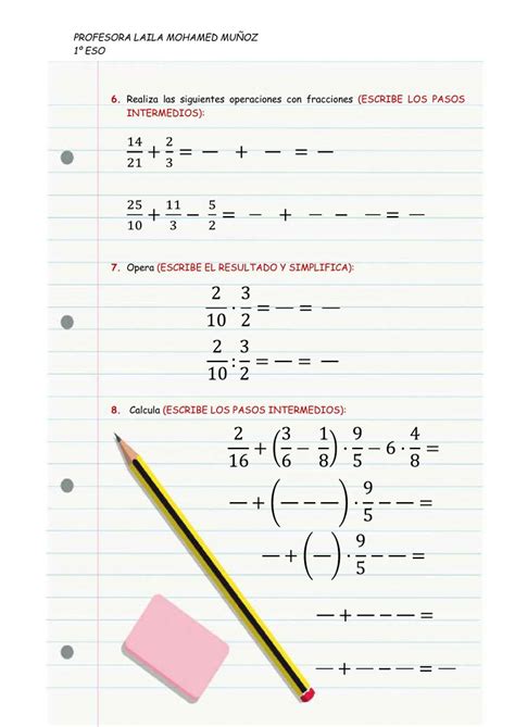 Fracciones Free Interactive Worksheets 665671
