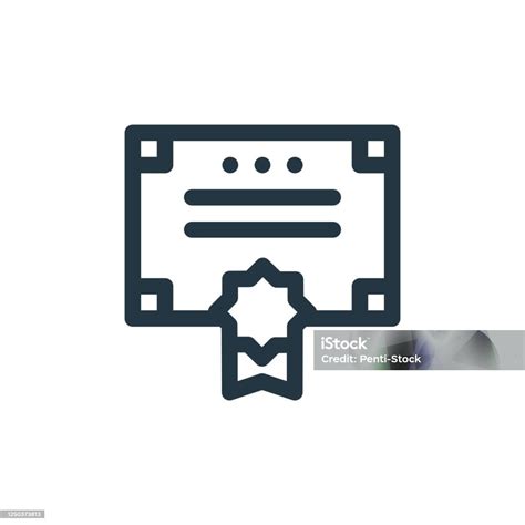 디플로마 벡터 아이콘입니다 졸업장 편집 가능한 스트로크 웹 및 모바일 앱 로고 인쇄 매체에 사용하기 위한 디플로마 선형 기호입니다 얇은 선 그림 벡터 격리 된 윤곽선