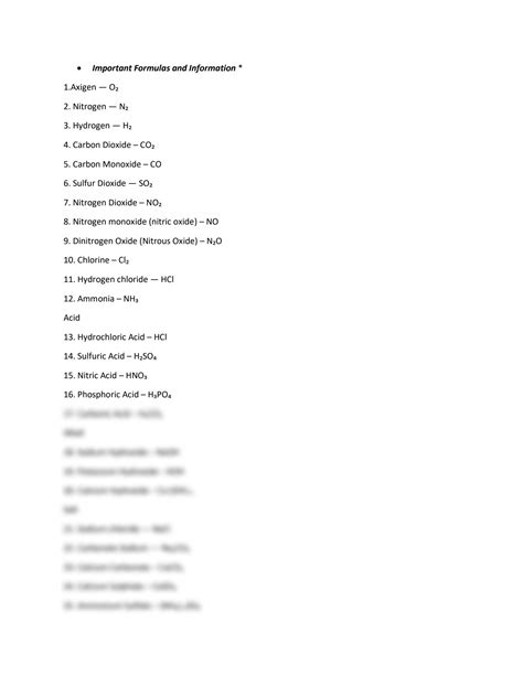 Solution Chemistry Important Formulae You Must Know Studypool
