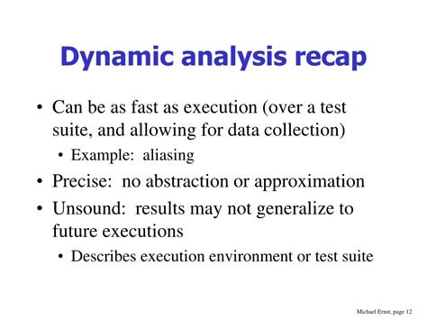 PPT Static And Dynamic Analysis Synergy And Duality PowerPoint Presentation ID