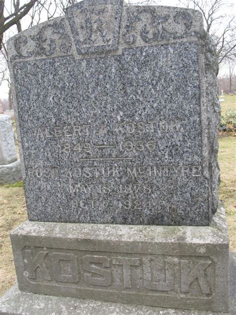 Albert August Kostuk 1849 1936 Find A Grave Memorial