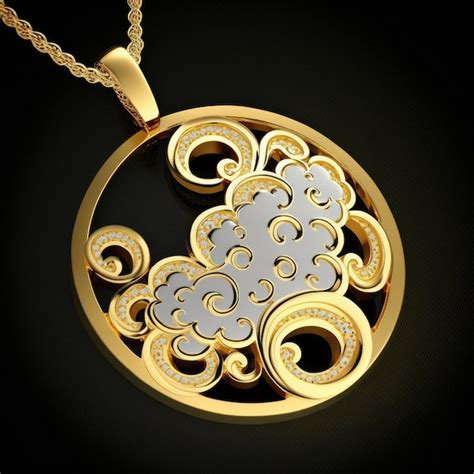 Premium Photo A Pendant And Necklace Design