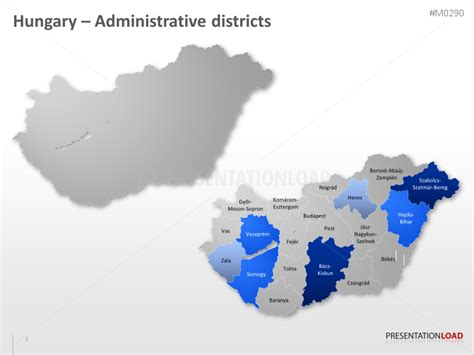 PowerPoint Map Hungary PresentationLoad
