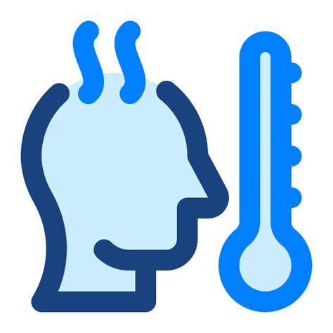 Fever Monochrome Blue Icon