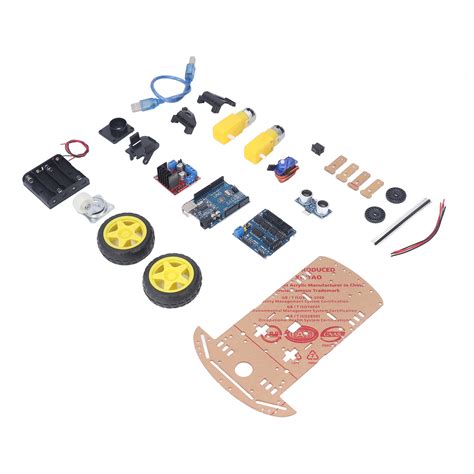 2024 Smart Robot Car Chassis Kit Diy Programmable Development Board 2wd