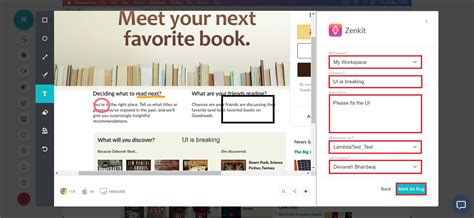 Zenkit Integration Lambdatest