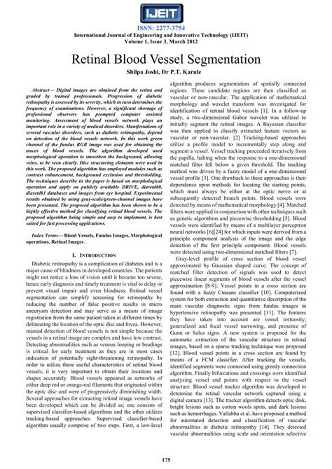 PDF Retinal Blood Vessel Segmentation DOKUMEN TIPS
