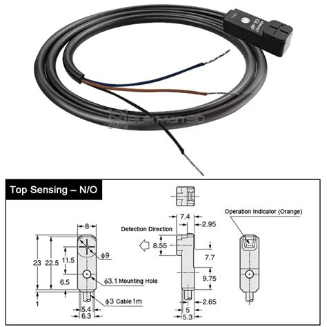 Inductive Proximity Sensor Top Sensing Front Sensing N O N C