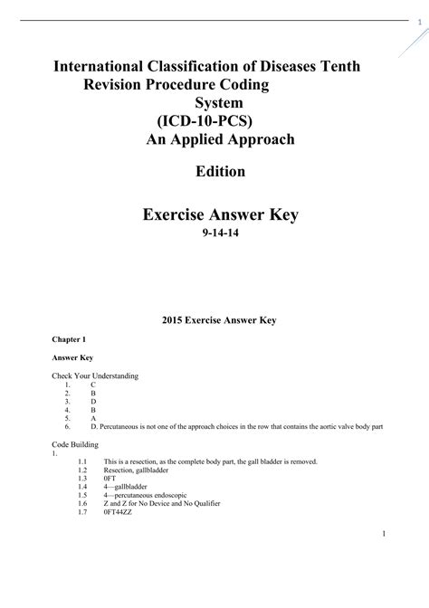 International Classification Of Diseases Tenth Revision Procedure Coding System Icd 10 Pcs An