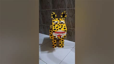 Onça Pintada Feita Com Materiais Recicláveis 🤩🤩 Youtube