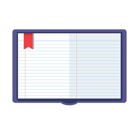 Blank Notebook Paper Sheet With Lines 12375462 PNG