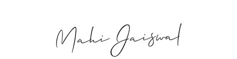 90 Mahi Jaiswal Name Signature Style Ideas Special Electronic Signatures