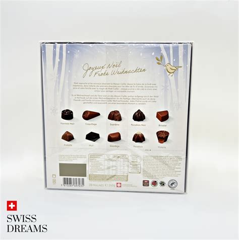 Cailler Cute Pralines Christmas Pralines Chocolate Box Swiss Dreams