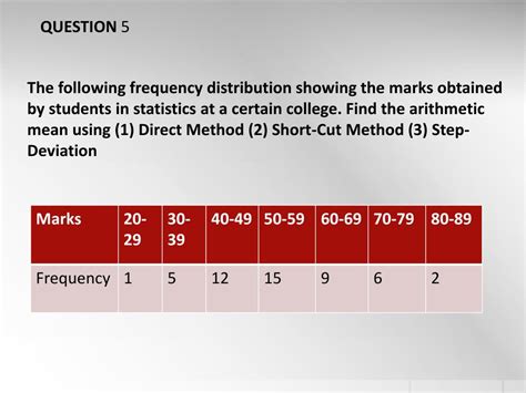 PPT Arithmetic Mean PowerPoint Presentation Free Download ID 3933891