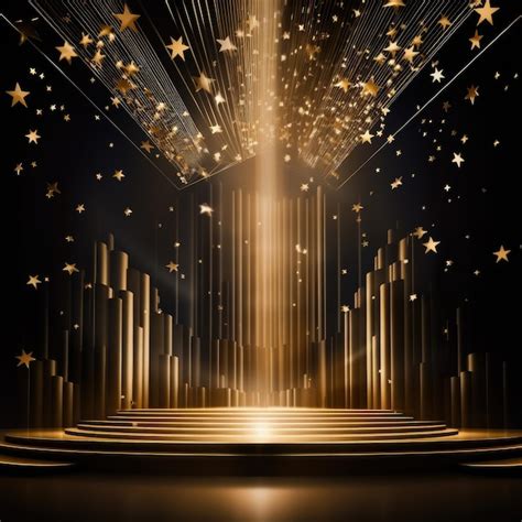 Premium Ai Image Modern Elegance Royal Awards Ceremony Infused With Minimalistic Class