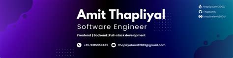 Amit Thapliyal On Linkedin Day1of366