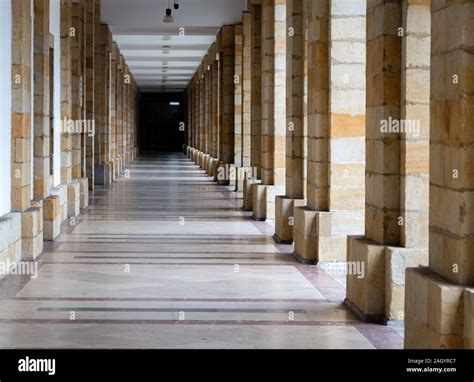 Long Pass Through Many Columns Effect Of Infinity Architectural