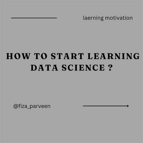 Learn Data Science With Me Fiza Parveen Posted On The Topic Linkedin