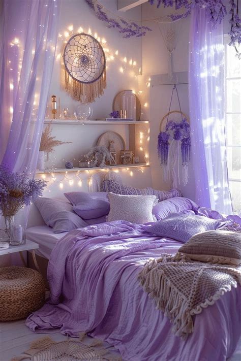 Lavender Aesthetic Bedroom
