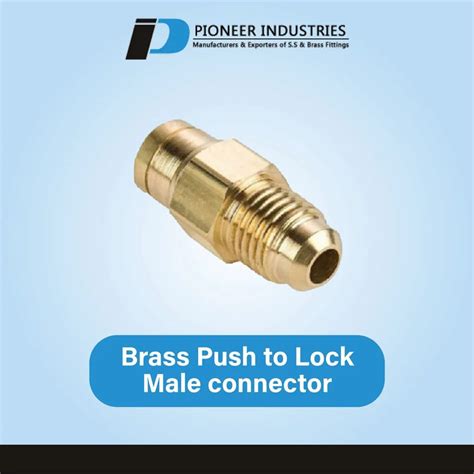 Brass Push To Lock Female Connector In Jogeshwari West Mumbai Pioneer Industries Id 3854329262