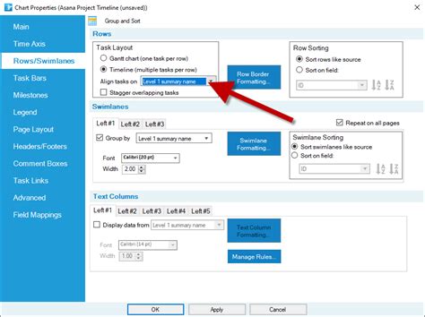 Asana Project Timeline Onepager