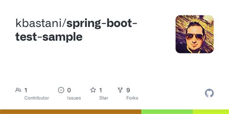 GitHub Kbastani Spring Boot Test Sample