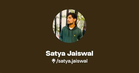 Satyajaiswals Link In Bio Instagram And Socials Linktree