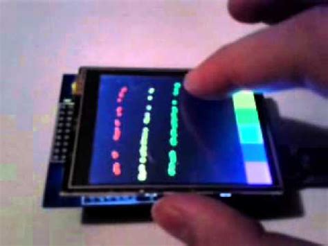 Arduino 2 8 Lcd Tft Touch Screen Test YouTube